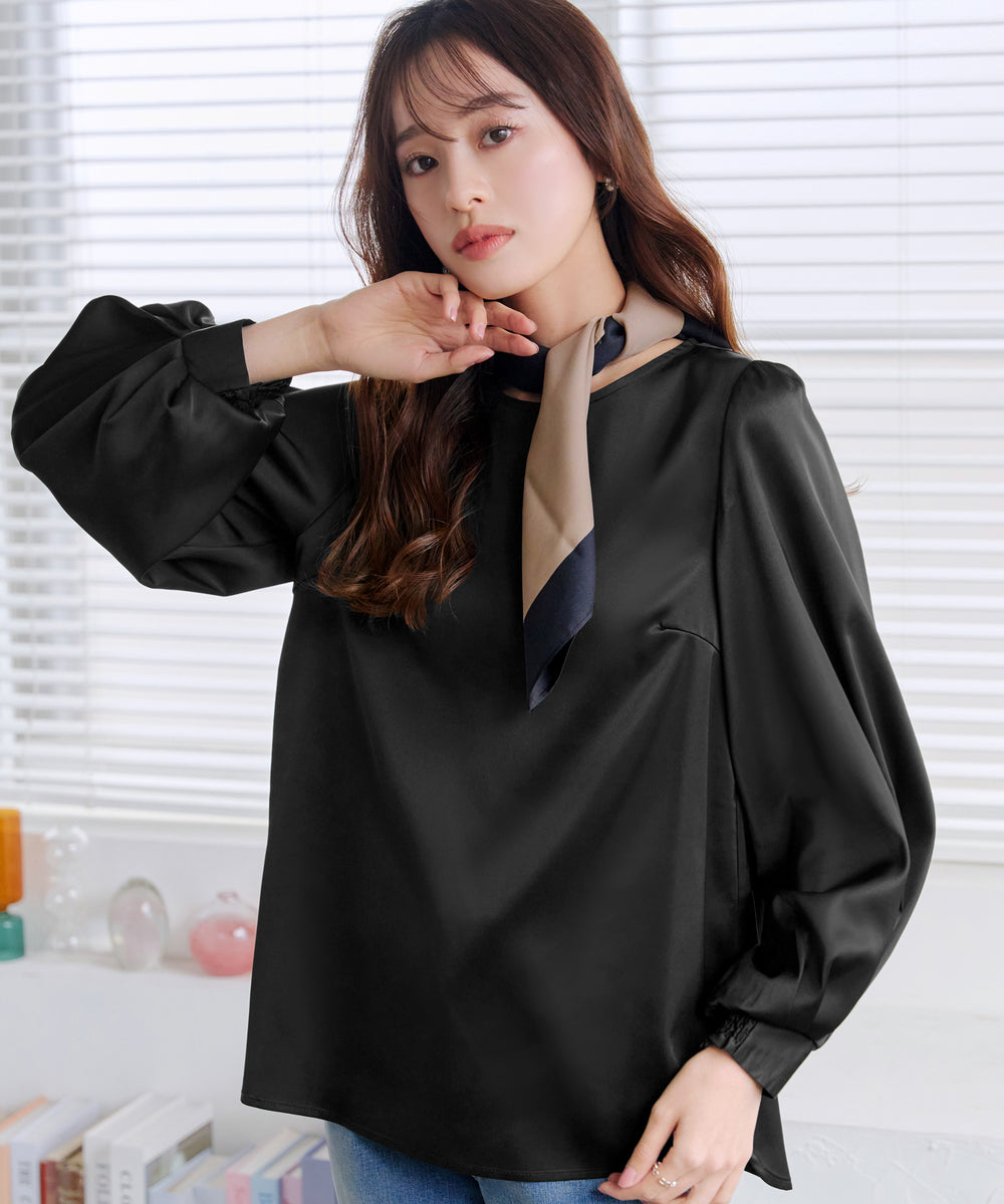 【アウトレット】ボリュームスリーブブラウス – Tiaclasse