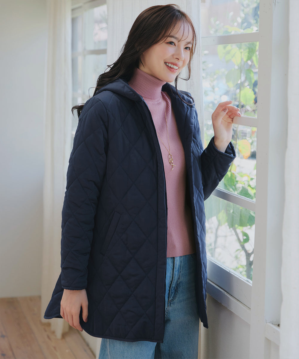 中綿キルティングフードコート – Tiaclasse