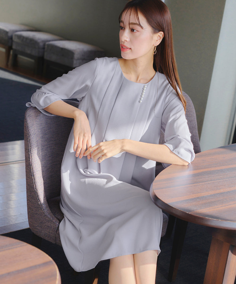 【アウトレット】飴玉パールフレアワンピース – Tiaclasse